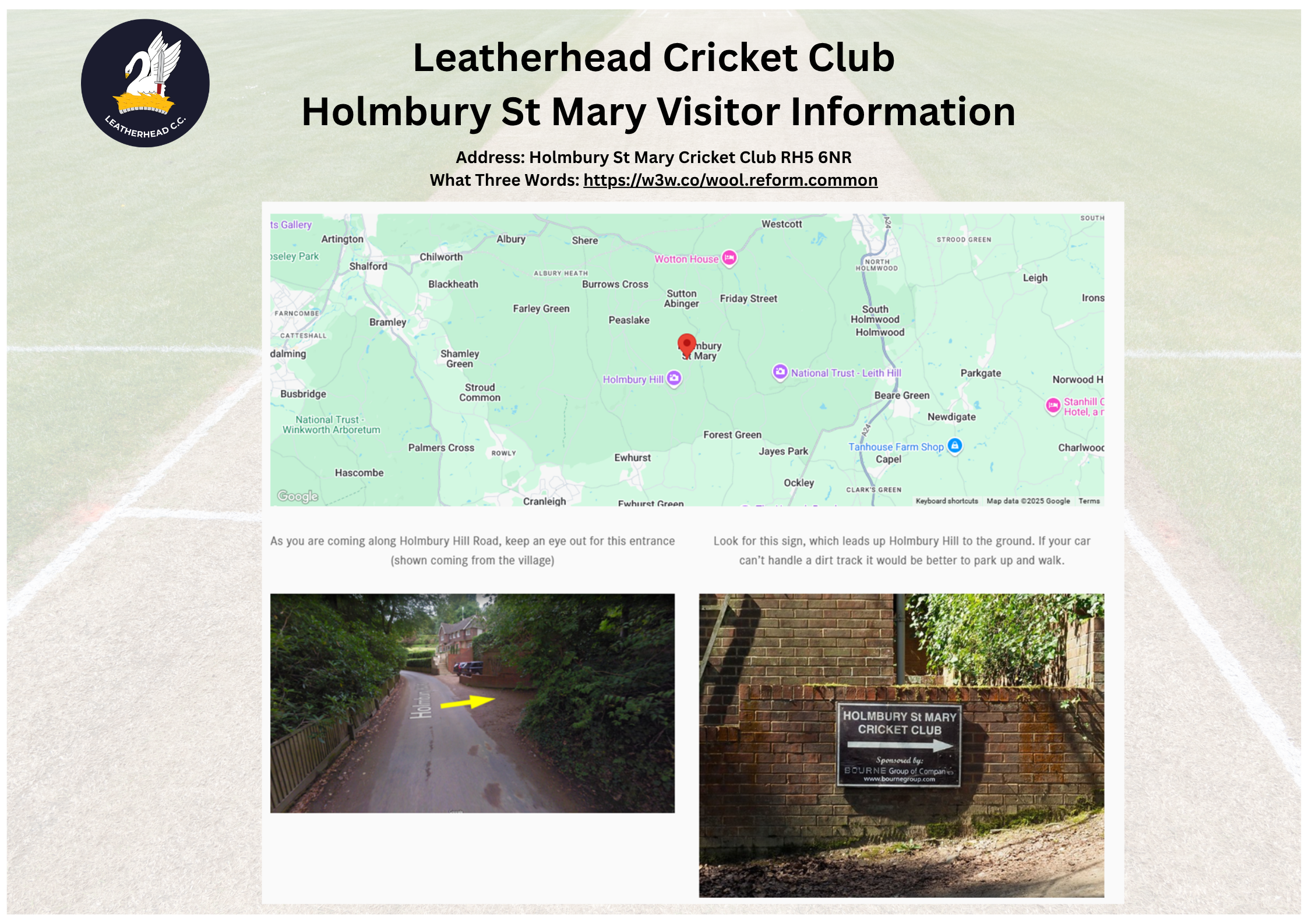 Holmbury St Mary Visitor Information